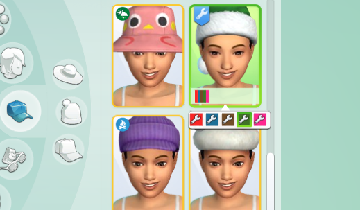 Mod The Sims - Santa hat converted to kids