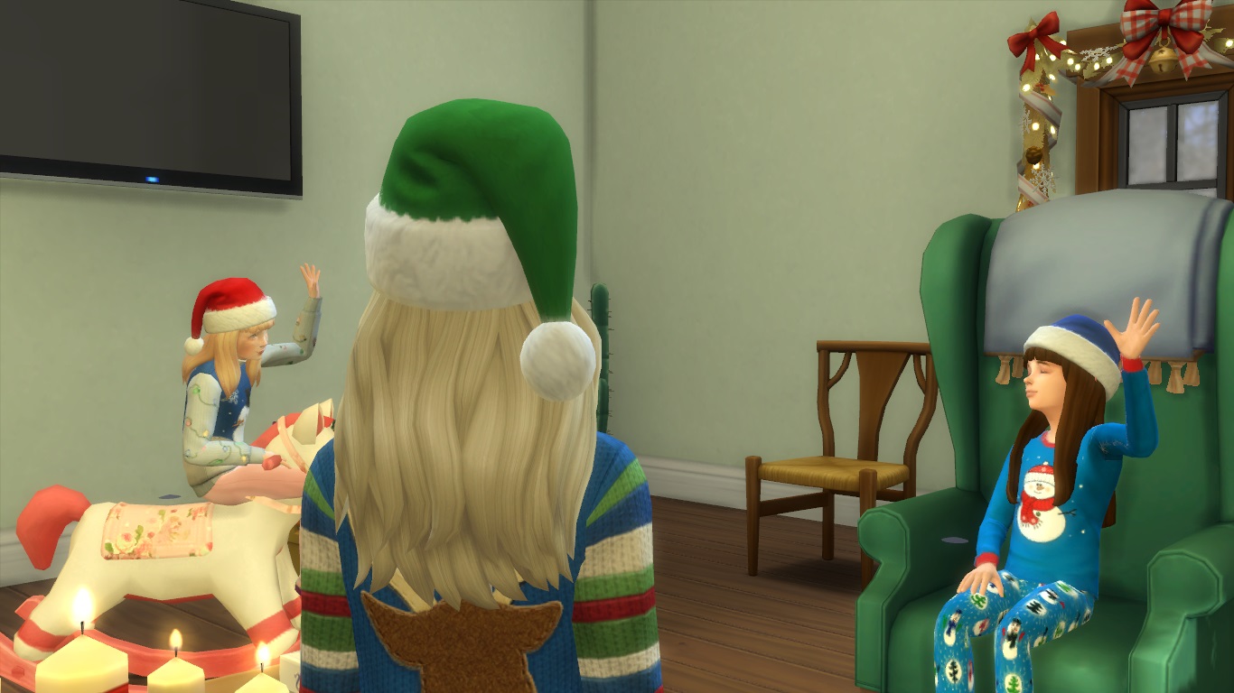 Mod The Sims - Santa hat converted to kids