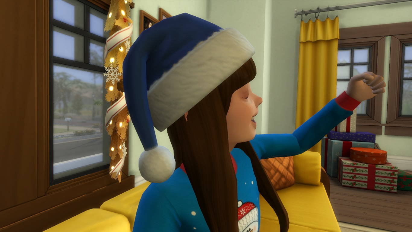 Mod The Sims - Santa hat converted to kids