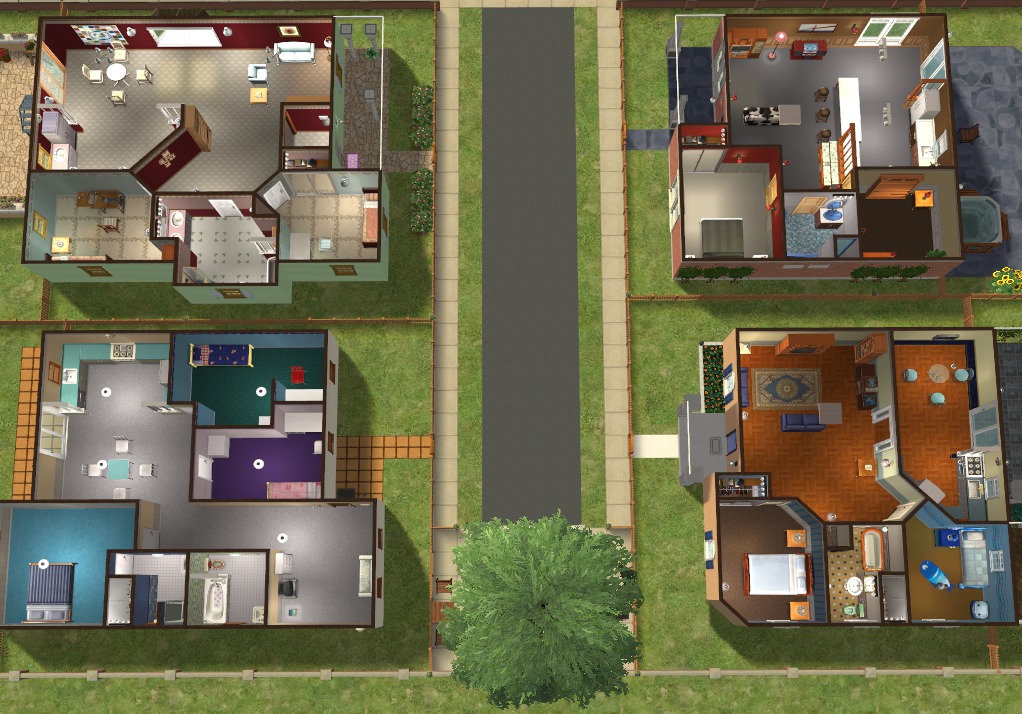 Mod The Sims - Azalea Court Residential Cul-De-Sac