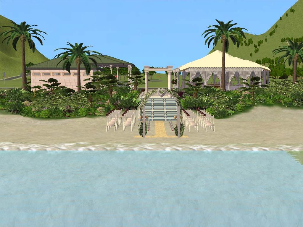 Mod The Sims - Moonlight Beach (CC free wedding beach)