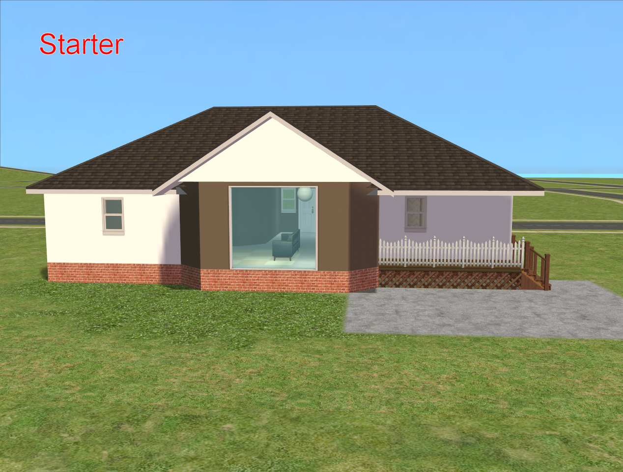 Mod The Sims - 170 Sim lane - CC Free Makeover - 2 versions