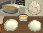 Mod The Sims - Default Plate Replacements: Corelle Crazy Daisy