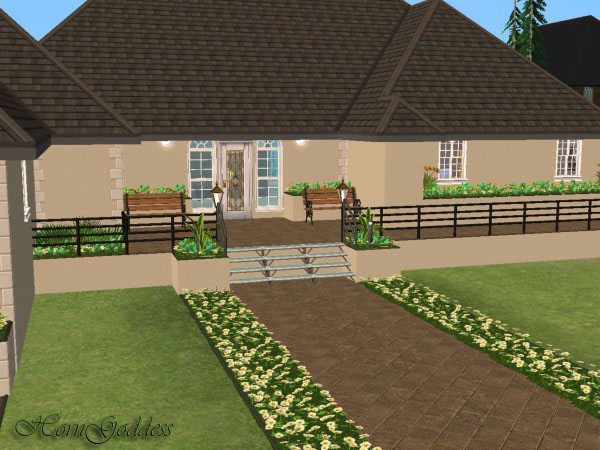 Mod The Sims - Gellie Ddu house for 1-4 Sims