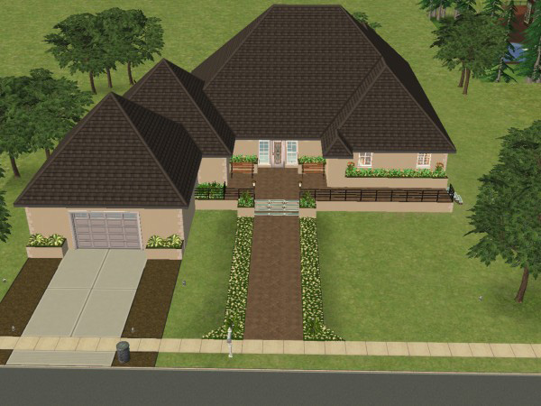 Mod The Sims - Gellie Ddu house for 1-4 Sims