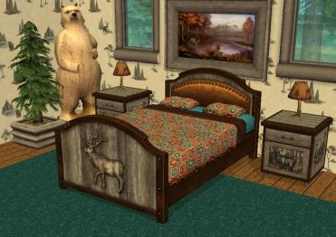 Mod The Sims - 4 Rustic Beddings