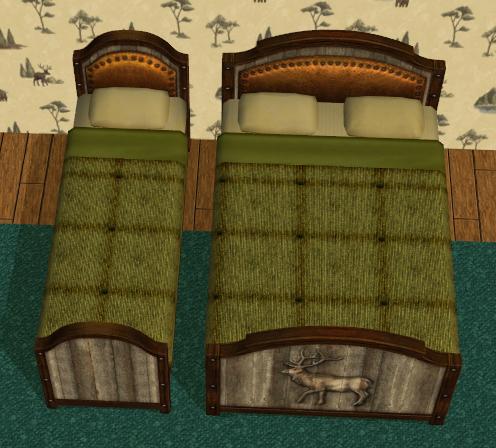 Mod The Sims - 4 Rustic Beddings