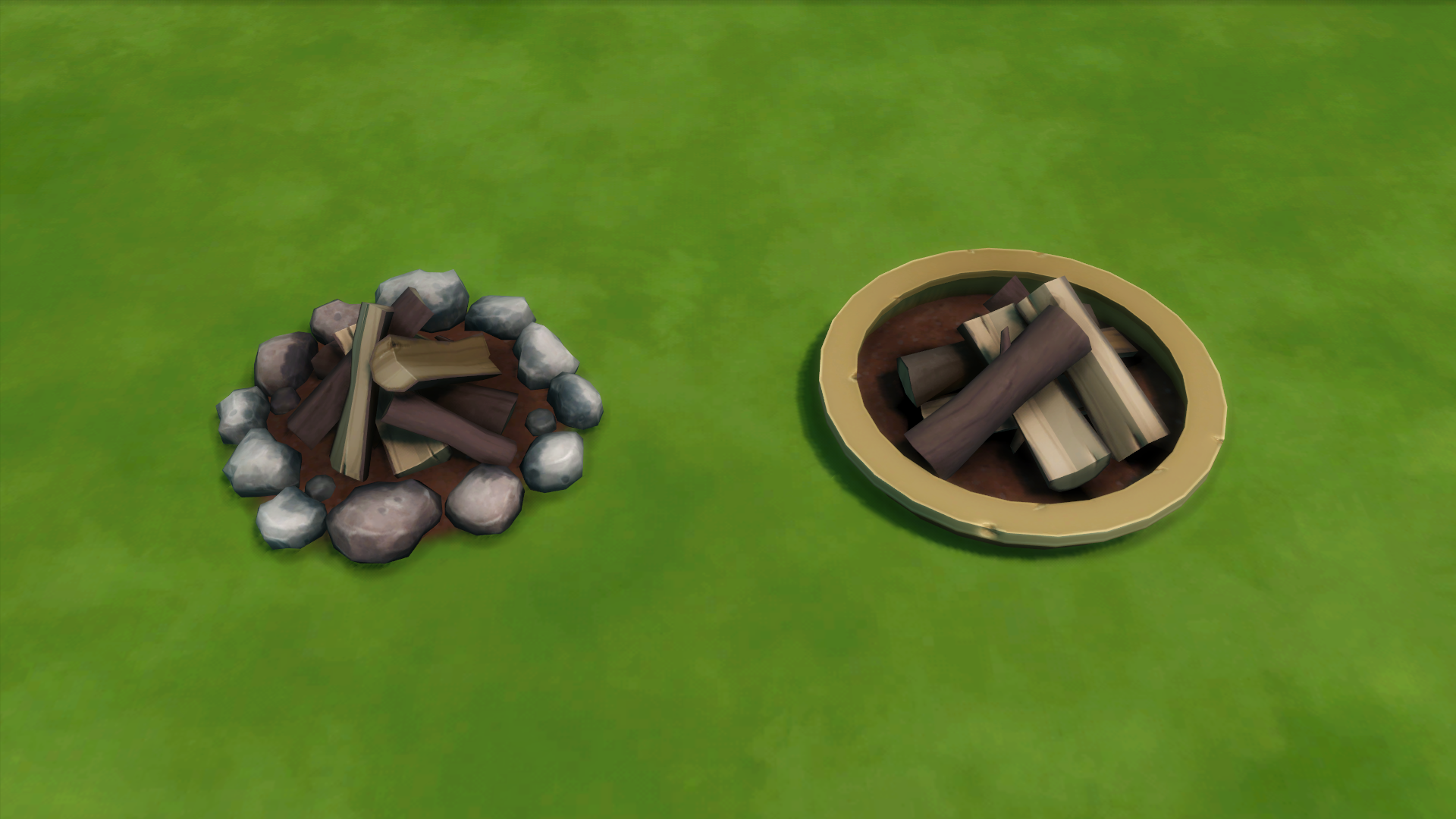 Mod The Sims - Campfire - No Fire
