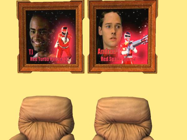 Mod The Sims - Red Power Rangers Wall Hangings
