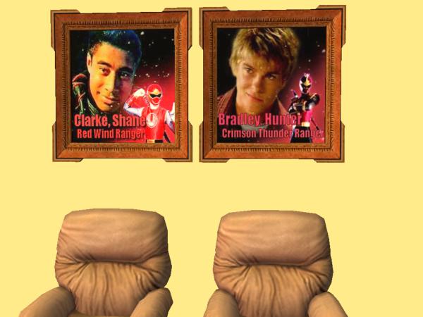 Mod The Sims - Red Power Rangers Wall Hangings