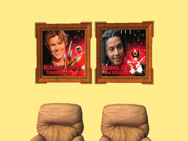 Mod The Sims - Red Power Rangers Wall Hangings