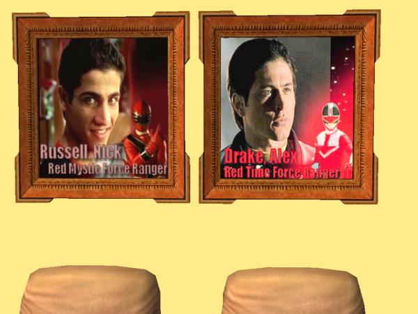 Mod The Sims - Red Power Rangers Wall Hangings