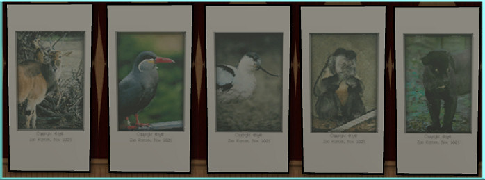 Mod The Sims - animal paintings