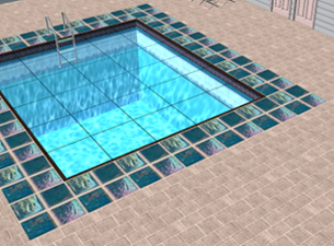 Mod The Sims - Pool Tiles Collection by kittyispretty