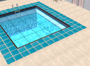 Mod The Sims - Pool Tiles Collection by kittyispretty