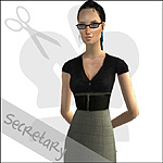 Mod The Sims - SECRETARY outfit
