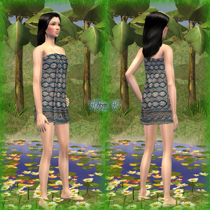 Mod The Sims - Siamese swimwears 1