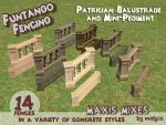 Mod The Sims - Funtango Fencing Set 1 - Patrician Balustrade & Mini ...