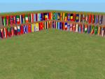 Mod The Sims - Recolours of boblishman's large outdoor flagpole ...