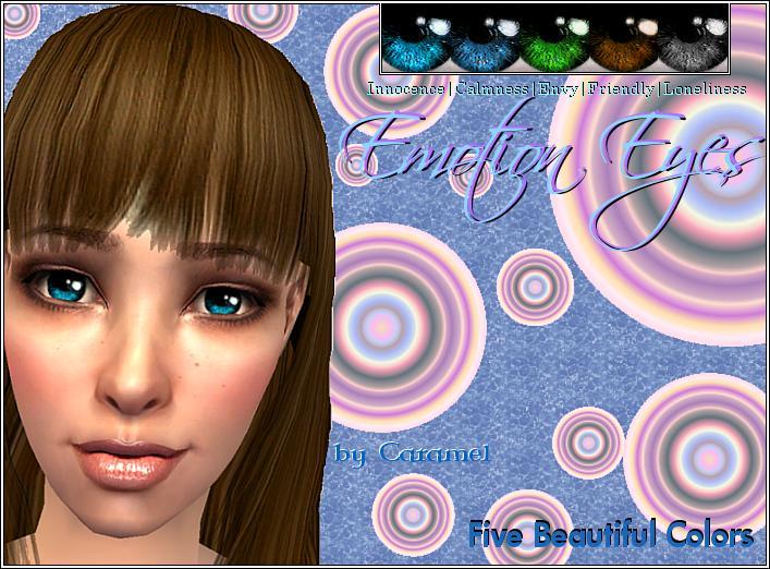 Mod The Sims - Emotion Eyes by ♥Caramel♥