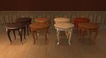 Mod The Sims - REUPLOAD - Round Dining Table and Recolors - BG compatible