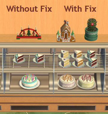 Mod The Sims - Celebration & Custom Cakes can be placed in OFB Decra ...