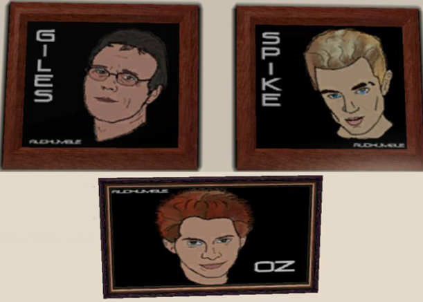 Mod The Sims - Buffy Art - 13 guys from the Buffyverse