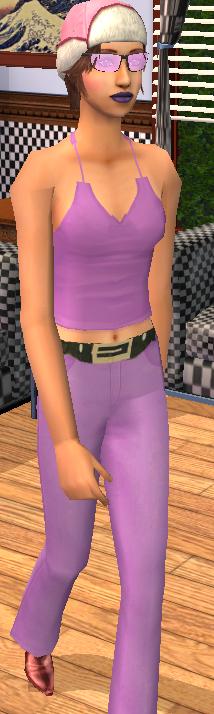 Mod The Sims - Passion Pink complete outf