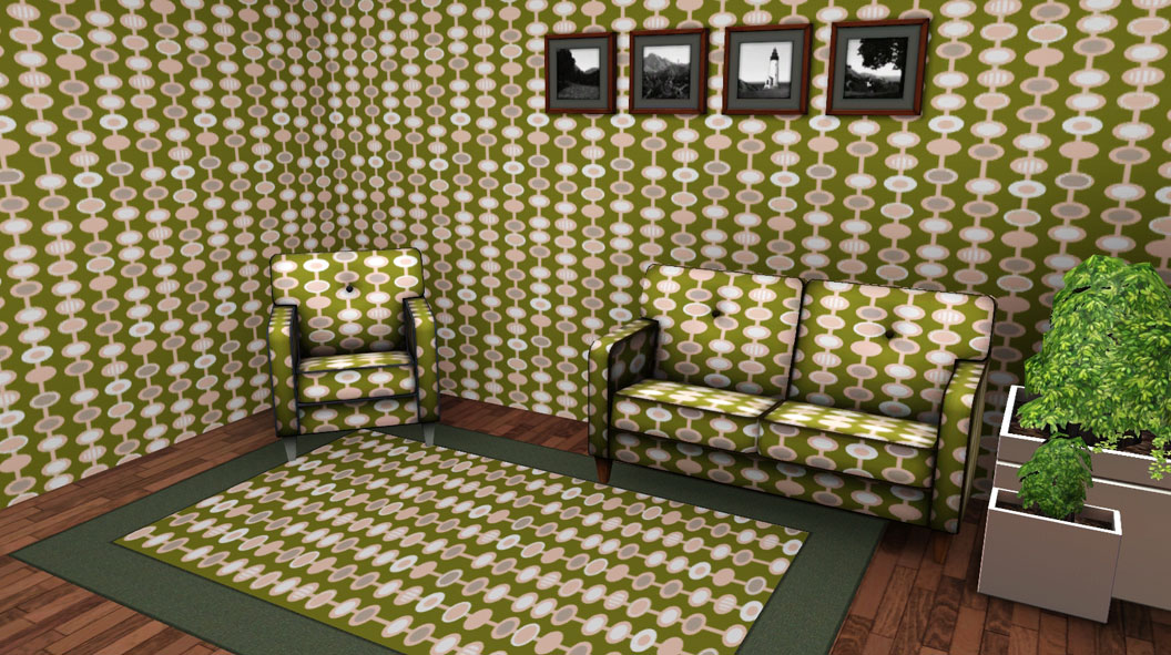 Mod The Sims - Blast from the Past - 12 Retro Patterns