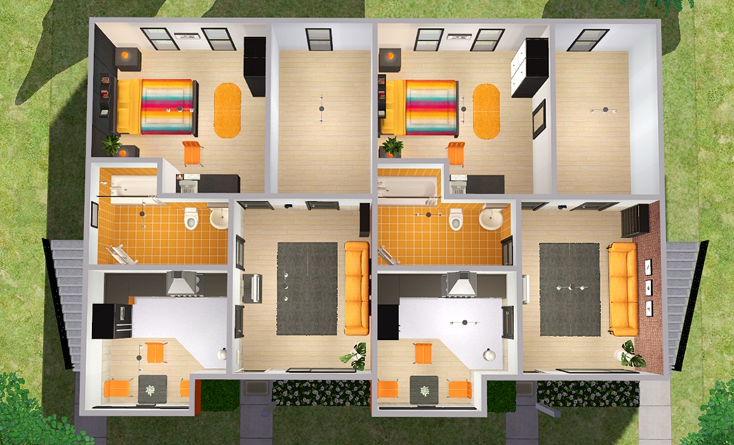 Mod The Sims - Original Orange Apartments