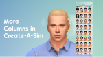 Mod The Sims - More Columns in CAS v1.9.1 for Legacy Edition