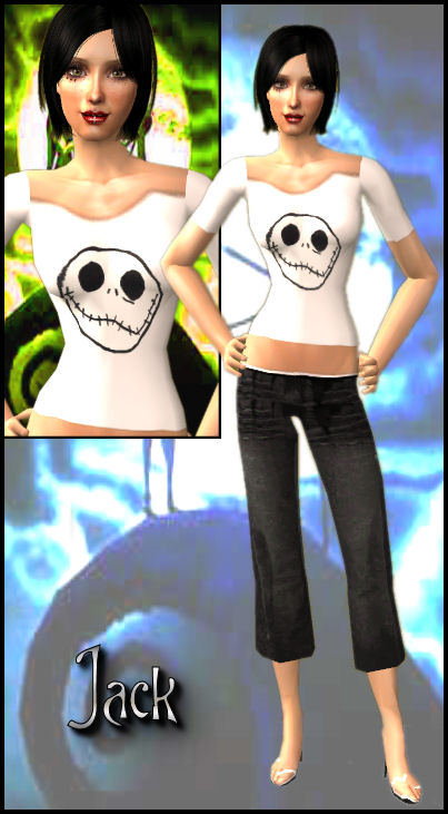 Mod The Sims - Jack Skellington Nightmare Before Christmas Outfit ...