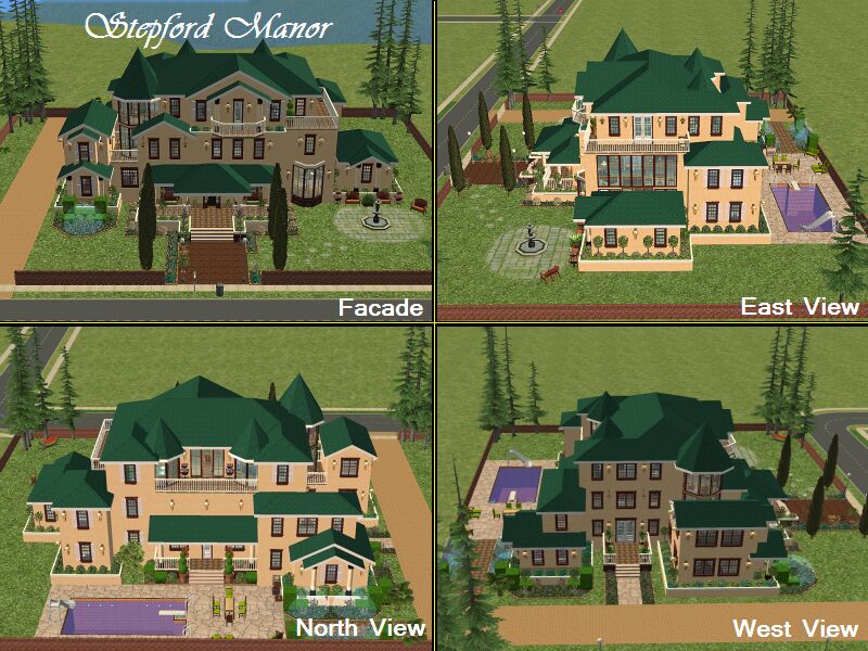 Mod The Sims - The Stepford Project V: Final Mansion by D.D.I.