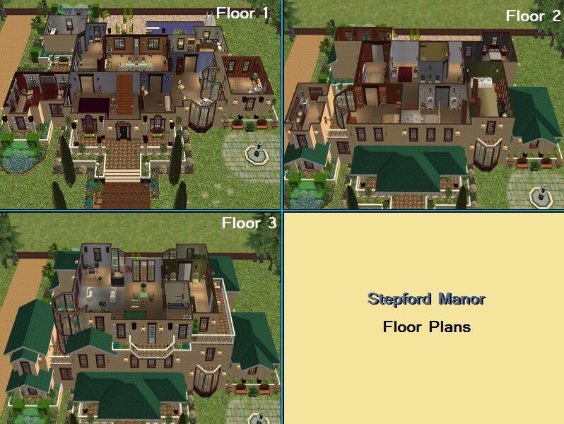 Mod The Sims - The Stepford Project V: Final Mansion by D.D.I.