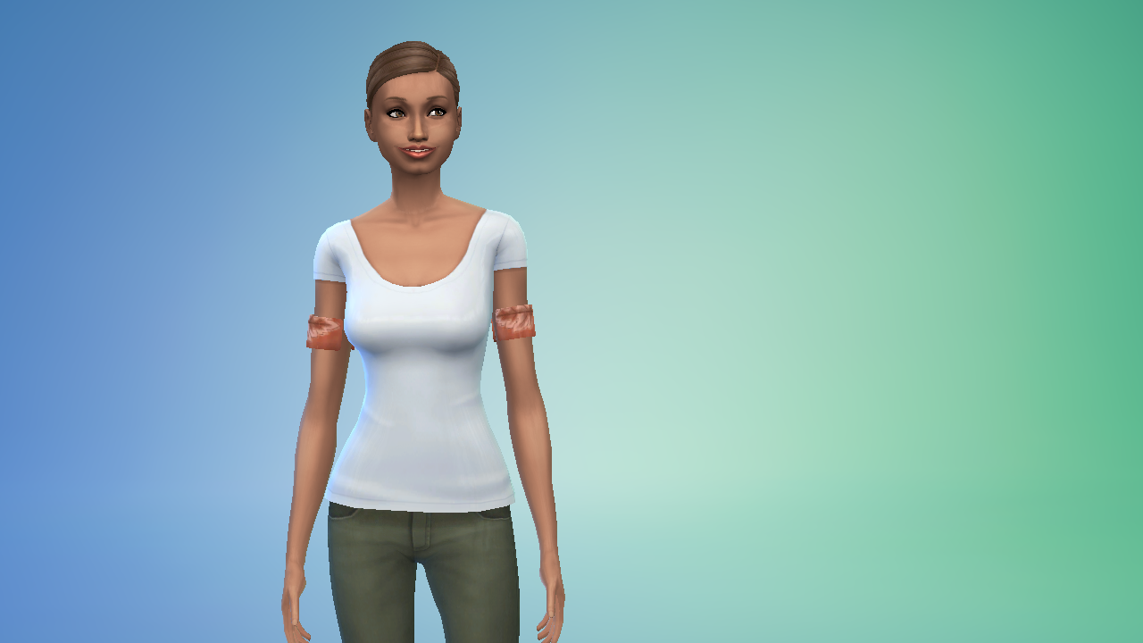 Mod The Sims - Metal Cuff Upper Arm Bracelet *Update 7/10/21-Fixed*