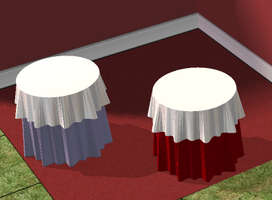 Mod The Sims - testers Wanted - Improved Table with cloth *22/2 added 2 ...