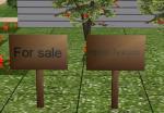 Mod The Sims - garden signs by request