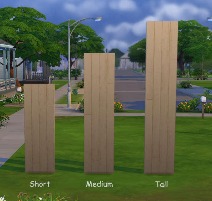 Mod The Sims - Country Wood Panel Wall set