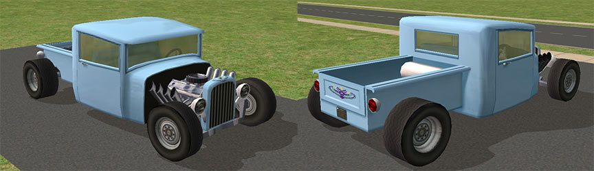 Mod The Sims - Rat Rod - Smoogo Blue