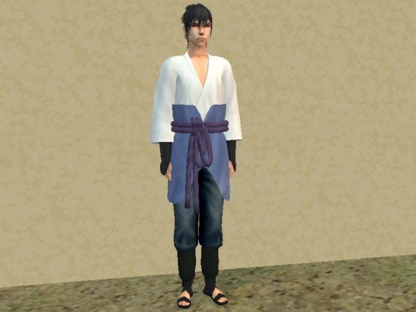 Mod The Sims - Sasuke (Shippuuden outfit)