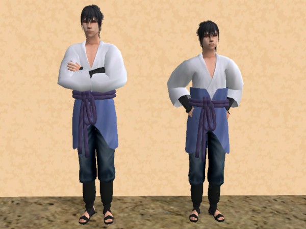 Mod The Sims - Sasuke (Shippuuden outfit)