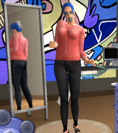 Mod The Sims - 10 more everyday BBW outfits using the Fat Lady mesh :o)