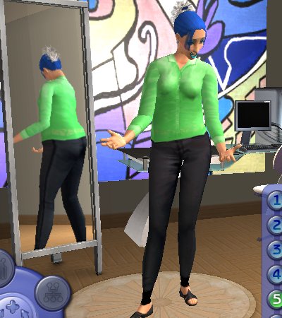 Mod The Sims - 10 more everyday BBW outfits using the Fat Lady mesh :o)