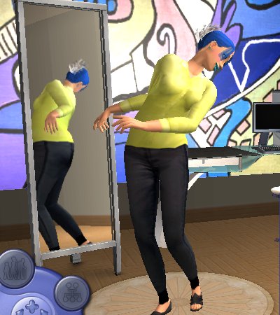 Mod The Sims - 10 more everyday BBW outfits using the Fat Lady mesh :o)