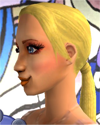 Mod The Sims - New plaited ponytail with 14 colours ;o)