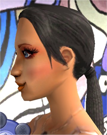 Mod The Sims - New plaited ponytail with 14 colours ;o)