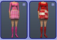 Mod The Sims - 10 outfits for the curvy mesh for female adults :o)