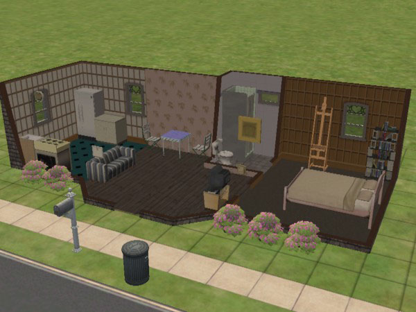 Mod The Sims - Back2Basics - Starter Home for Sim Couple
