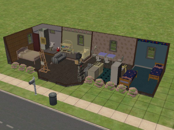 Mod The Sims - Back2Basics - Starter Home for Sim Family with Nursery