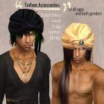 Mod The Sims - SimCribbling~ Turban Accessories (for all ages/genders)